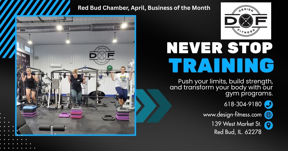Red Bud Chamber, April – Business of the Month, Design Fitness – Red ...